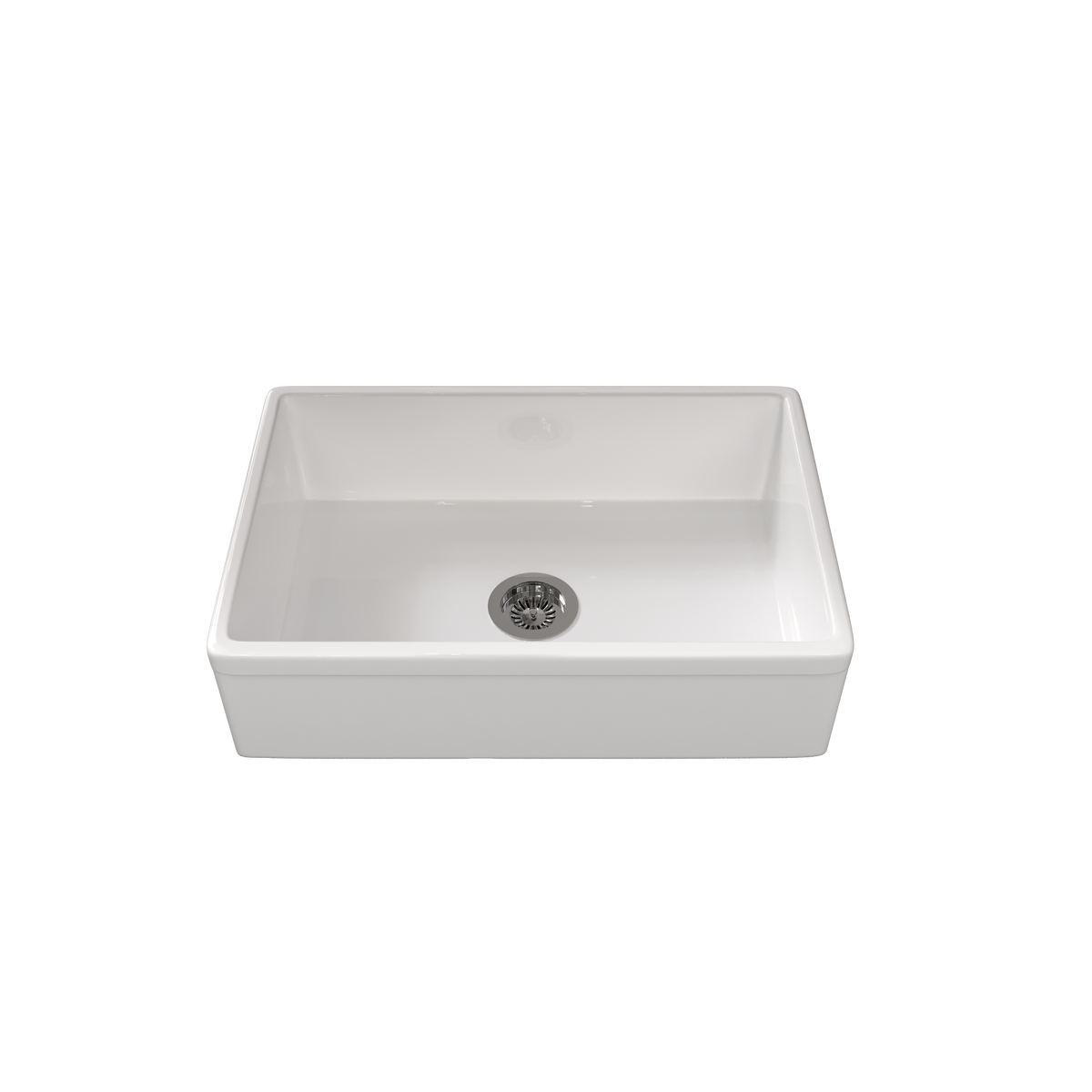 CEKAR 30" INCH Apron Reversible Single Bowl Fireclay Kitchen Sink ...